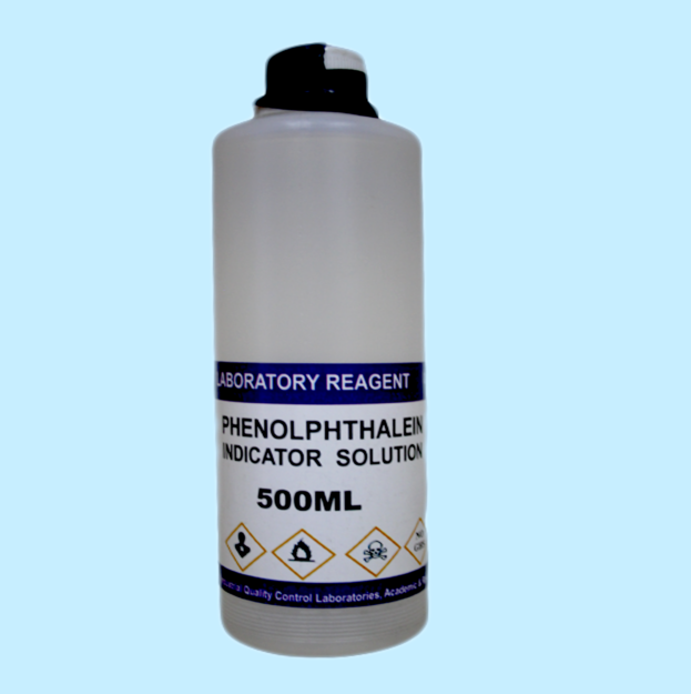 Phenolphthalein indicator solution 500ml - Kamukunji